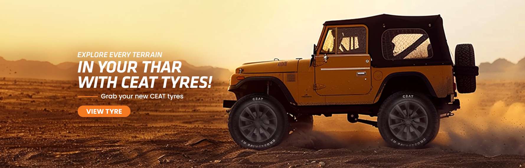 Mahindra Thar Tyre Price and Size | All-Terrain Thar Tyre Online | Off ...